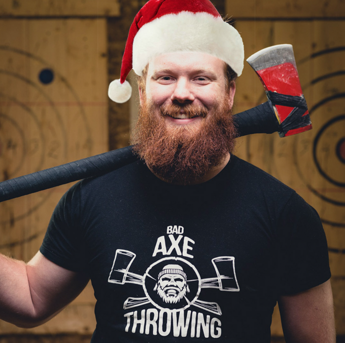 This years best Christmas gift idea, a gift card for Bad Axe Throwing!